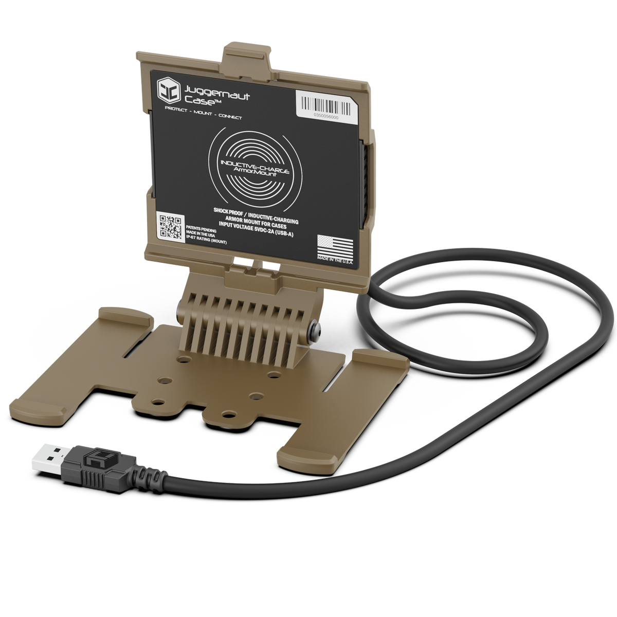 Inductive Charge PALS Armor Plate Carrier Phone Mount - Med/Tan ...